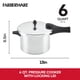 Farberware 6-Quart Aluminum Stovetop Pressure Cooker, 15 PSI - Walmart.com