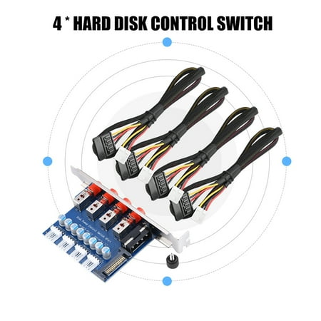 HDD Power Switch, Switch, Multiple Hard Disk Control With 4 Output ...