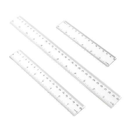 3pcs School Office For Student Straight Rulers Measuring Tool Practical ...