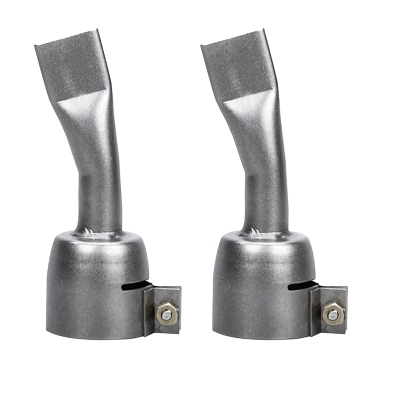 2Pcs 20mm Flat Soldadura Boquilla Consejos para PVC Piso Soldadura Boquilla de Acero Inoxidable ...