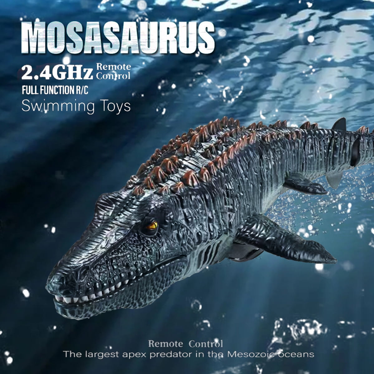 Buy Fyeme RC Mosasaurus Toy, Dinosaur Toys for Kids, Electric Animal ...