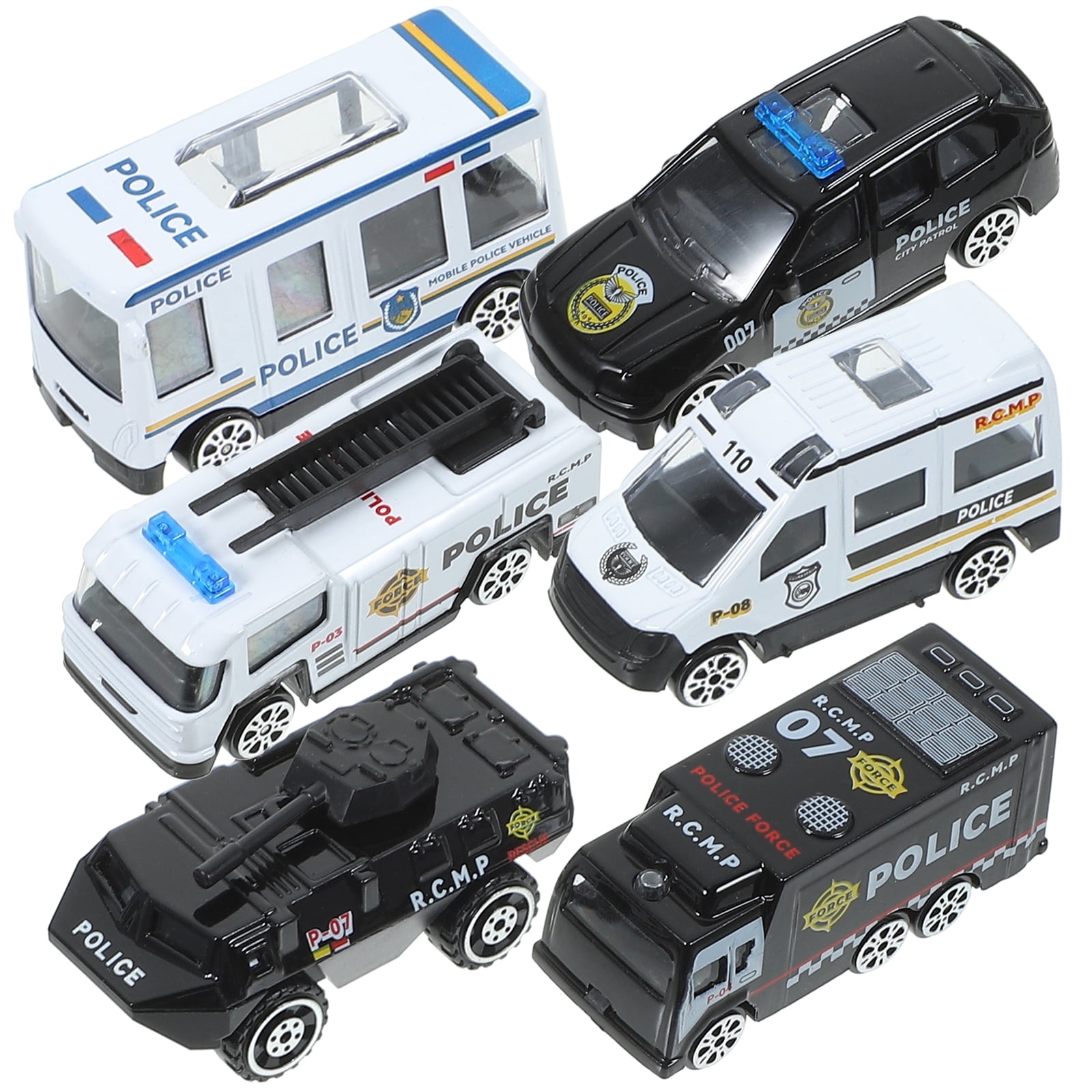 Click here for Masteelfca 6pcs Assorted Police Car Models Die-Cas... prices