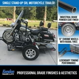 Kendon Single Ride-Up Motorcycle Trailer with Folding Ramp, SRL Loading ...
