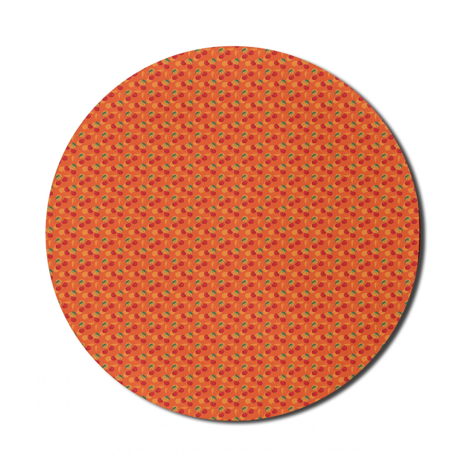 Fruits Mouse Pad for Computers, Cherry Branches and Leaves Summer Eat ...