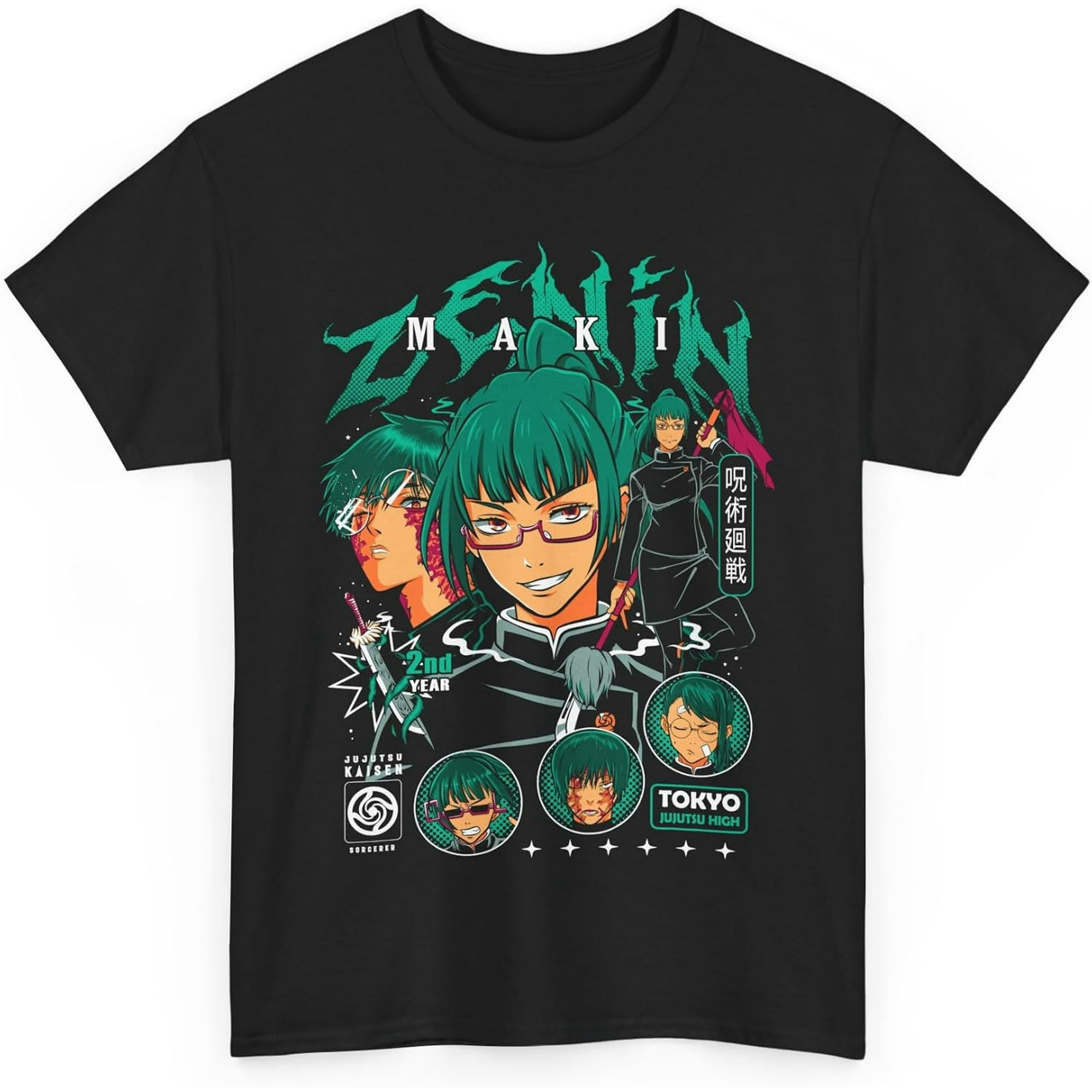 Click here for Haiker Jujutsu Maki Anime Men T-Shirt Kaisen Zenin... prices
