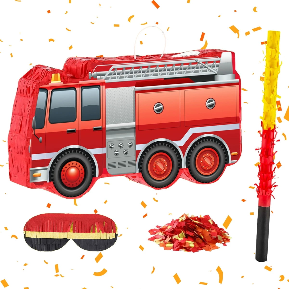 Click here for Shisuyan 1 Set Fire Truck Pinatas With Blindfold B... prices