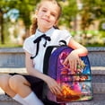 3D Starry Sky Backpack - Classic Pixel Game & Space Themed Bookbag ...