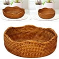 Natural Fruit Basket Bread Storage Bin Ventilated Design For Kitchen ...
