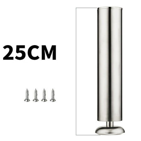 Set of 4 Adjustable Furniture Legs,Extra Thick, Heavy Duty Stainless ...