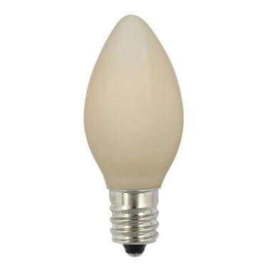 C9 Clear 7W 130V Bulb 25ea - Walmart.com