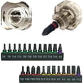 UYGDUY-25in1 Short Stubby Mini Screwdriver for Tight Space, Security ...