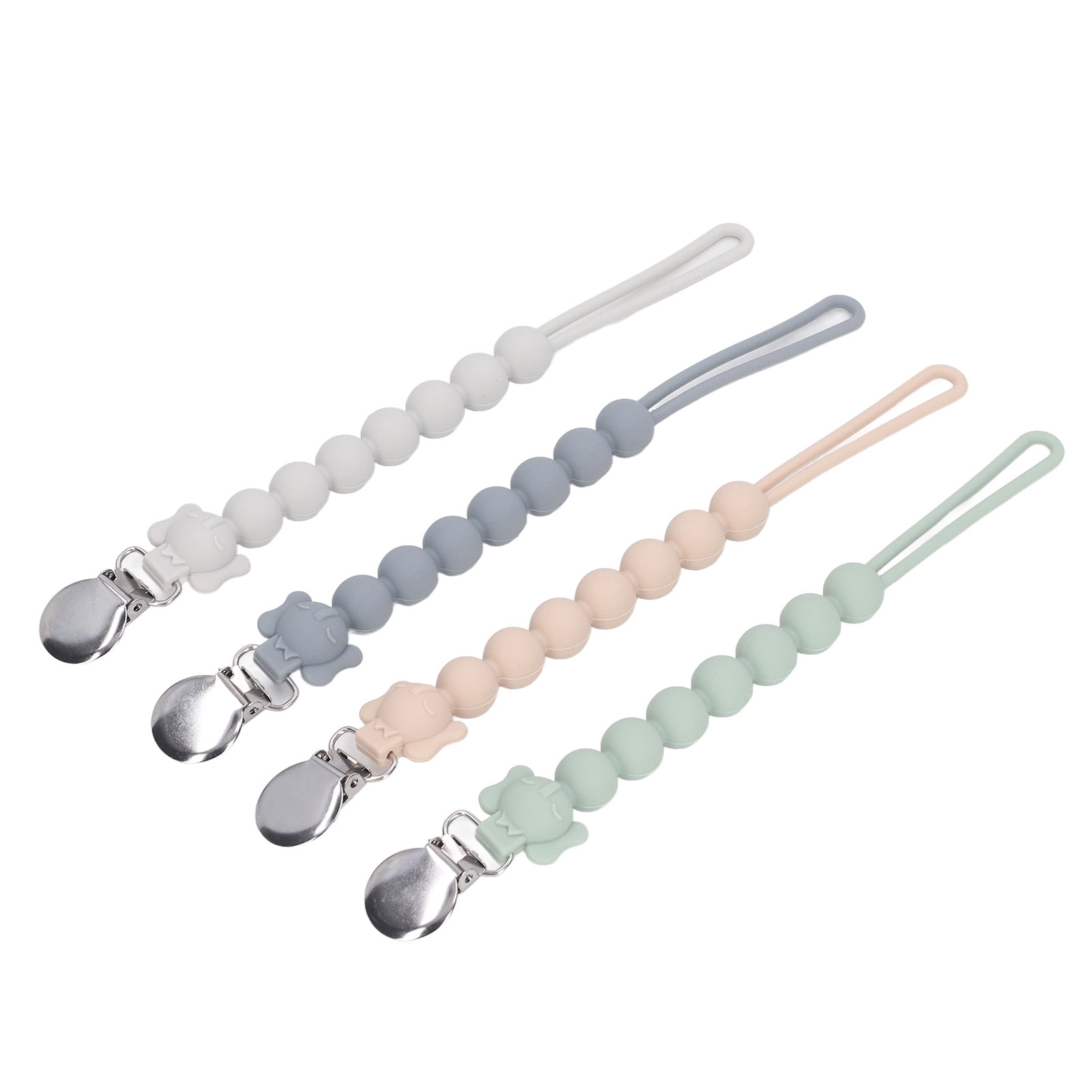 Click here for Estink Baby Chain  Beaded Firmly Clamp Silicone Cl... prices