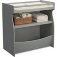 Delta Children Infant Toddler Gateway 2-in-1 Wood Changing Table and ...