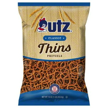 Utz Old Fashioned Sourdough Twisted Hard Pretzels, 26 oz. Barrel (2 ...