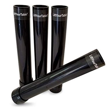 Flash Furniture 72'' x 12'' x 12'' Bar Top Riser with Black Legs ...