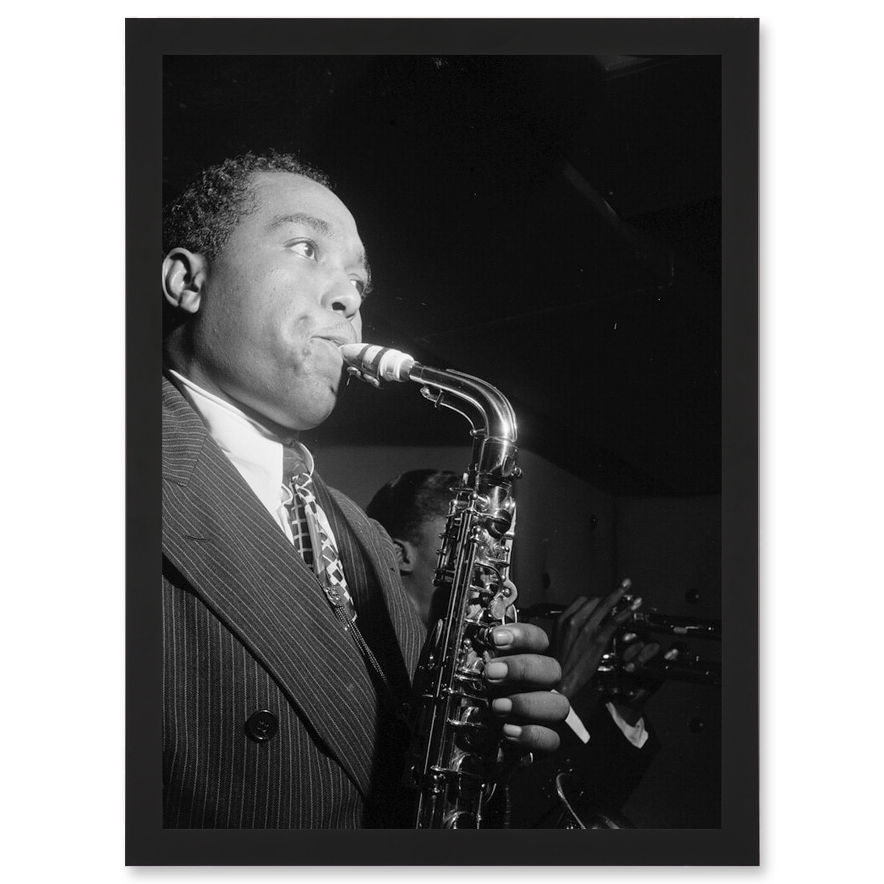Vintage Photo Charlie Parker Jazz Music Sax Legend Black & White A4 ...