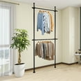 Heavy-Duty Clothes Storage System, Adjustable Coat Rack Closet ...
