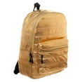 Gold Metallic Quilted 16inch backpack - Walmart.com
