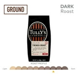 Tully's Coffee French Roast, Dark Roast, Ground Coffee, 12 oz - Walmart.com