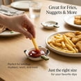 4 Piece Ceramic Sauce Dish Set Small Dipping Bowls for Condiments ...