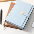 Professional PU Notebook 300 Pages Lined Ribbon Bookmarks Magnetic ...