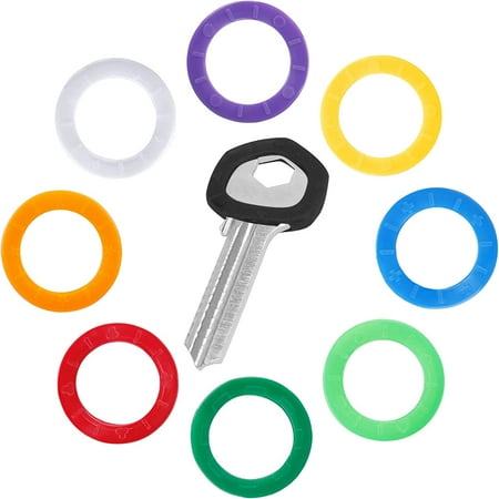 Lepai 36 Pack 1" 9 Color Plastic Round Key Covers for Standard Round ...