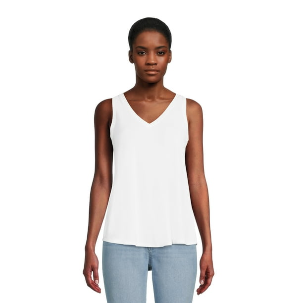 Time and Tru Women's High Low Tank Top, 2-Pack - Walmart.com