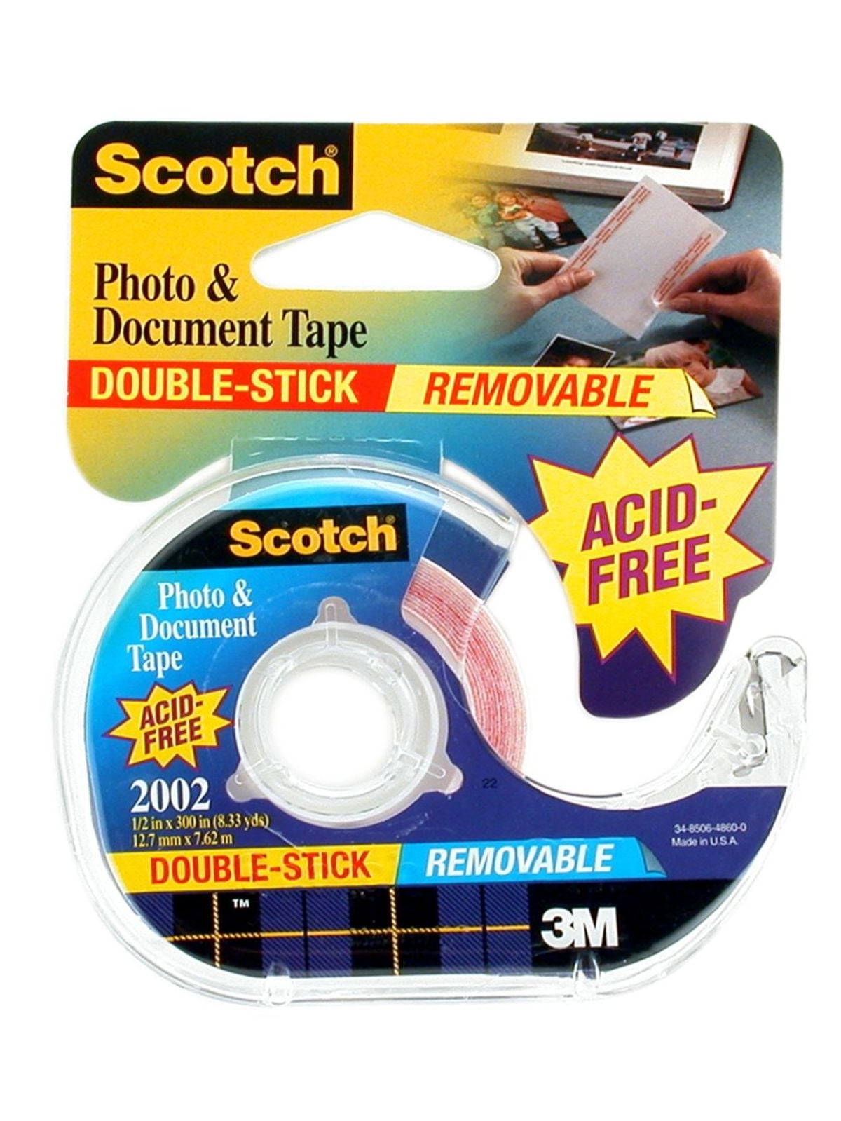 Removable Photo & Document Tape 1/2 in. x 300 in. roll (pack of 3 ...