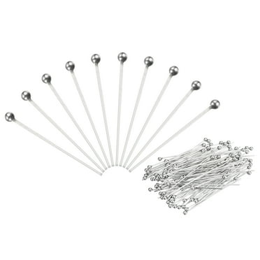 200Pcs Flat Head Pins for Jewelry Making 70mm Stainless Steel Flat Head ...