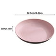Clearance!,9 Inch Deep Plastic Plates 8 Pieces And Reusable Dinner ...