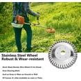 8 inch Steel Wire Weed Wheel Brush Cutter Trimmer Head, Universal Weed ...