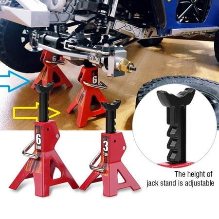 Domqga Metal 6 Ton 3 Ton Simulation Jack Stands for D90 Axial Wraith ...