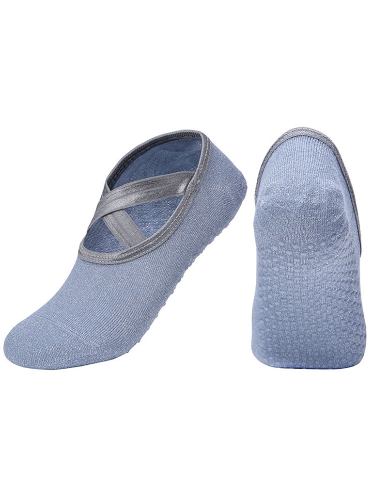 STARVNC Women Sticky Non Slip Grips Yoga Ballet Socks - Walmart.com