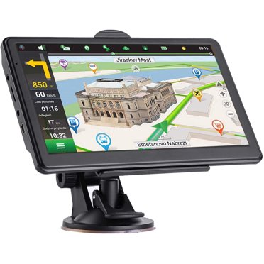 "7"" Touchscreen GPS Navigation for Car, Truck & RV, Sunshade, Voice ...