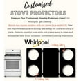 Whirlpool Stove Protector Liners - Customized, Easy Cleaning for Model ...