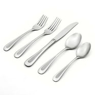 CRESTA NICA Modern 90-Piece Casual Flatware Set, Service for 12 ...