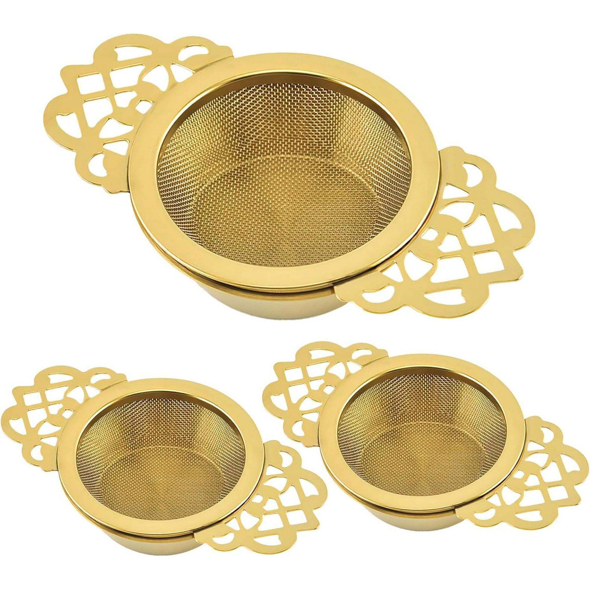 Click here for Generic 3 Pack Tea Strainer Bowl Fine Mesh Tea Str... prices