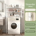 3-Tier Versatile Washing Machine Storage Rack for Laundry, Bathroom & Balcony | Durable Over ...