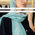 Bandanas for Women Embroidered Chiffon Elegant Evening Dress Head Wrap ...