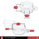 TRADESAFE Emergency Stop Button Cover, Round Push Button Cover with 7/8 ...