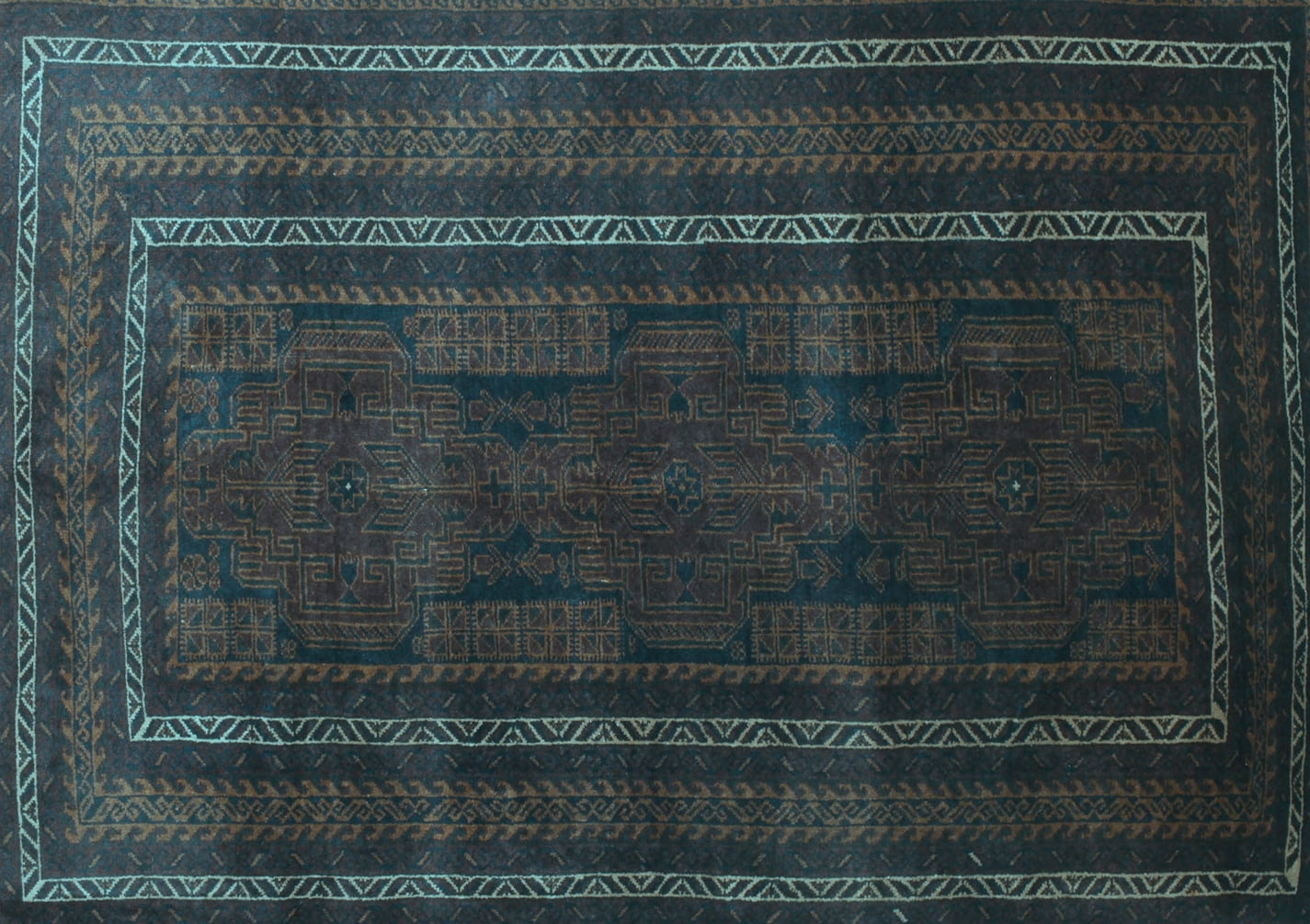 Ahgly Company Indoor Rectangle Abstract Light Blue Contemporary Area ...