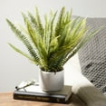 Sullivans Artificial Potted Fern Plant 14"H Green - Walmart.com