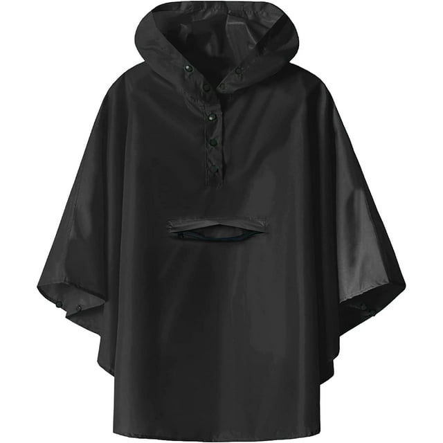 SaphiRose Lightweight Kids Rain Poncho Jacket Waterproof Outwear Rain ...