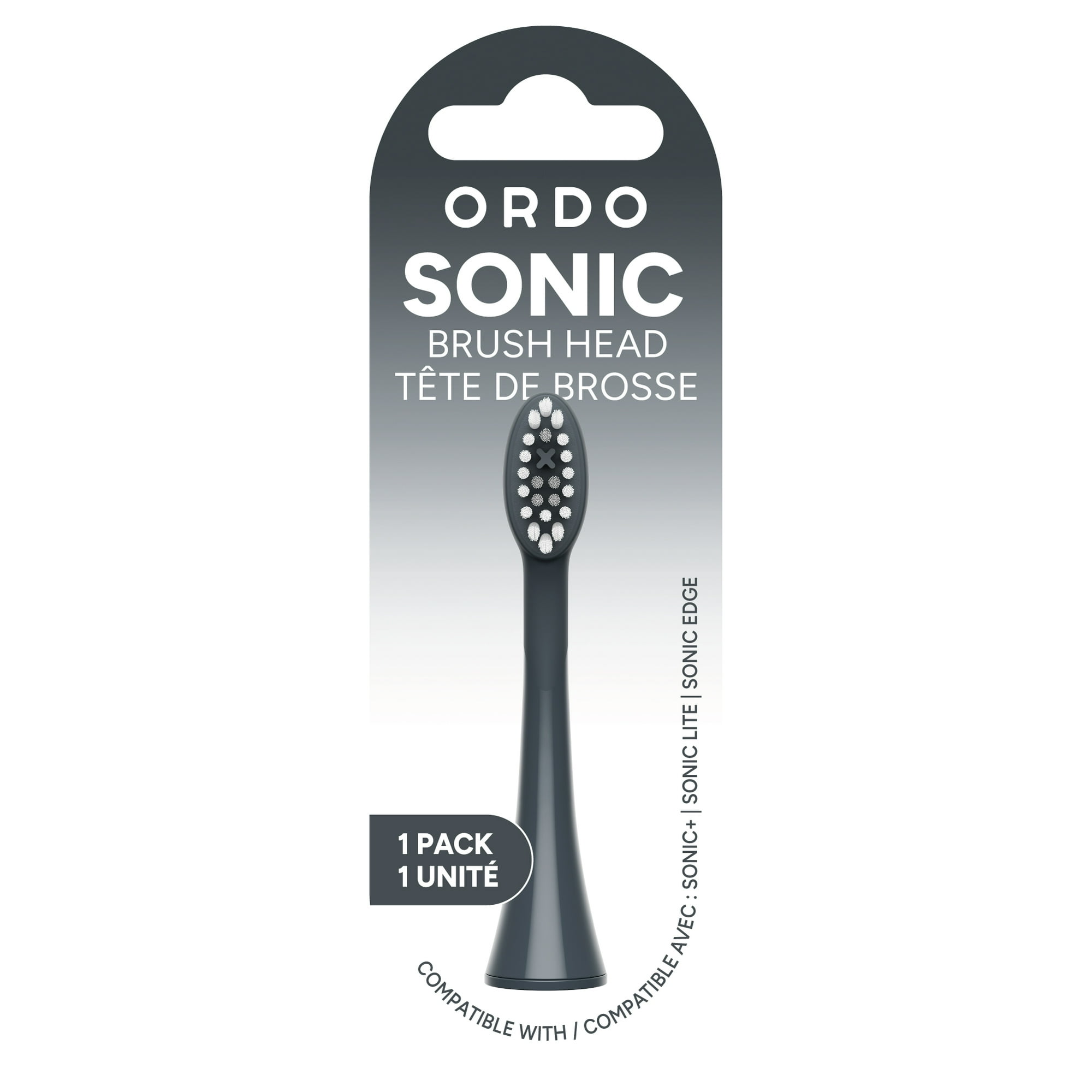 Click here for Ordo Replacement Toothbrush Head X1 - Black prices