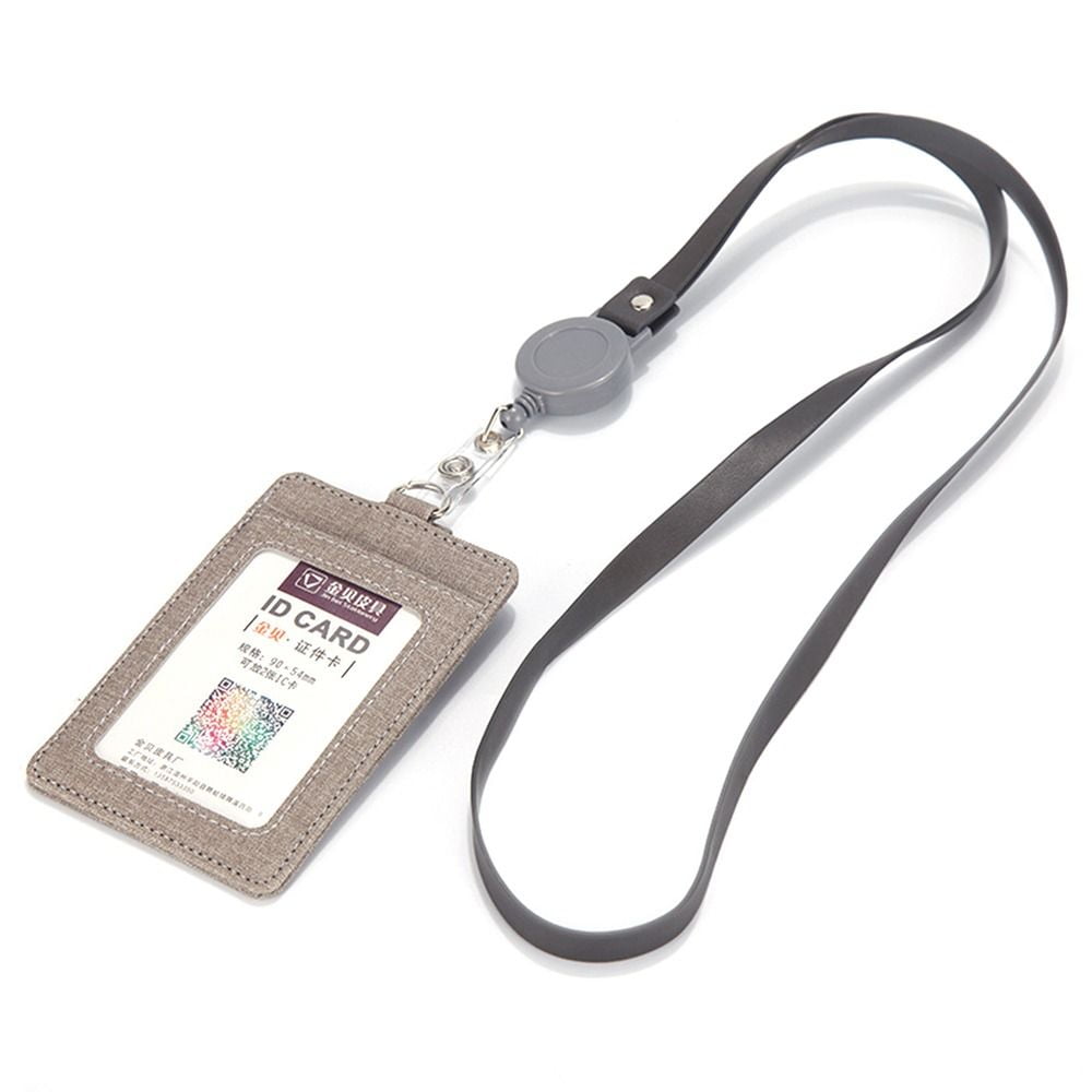 Retractable Lanyards Office School Bank Credit Card Multifunctional PU ...
