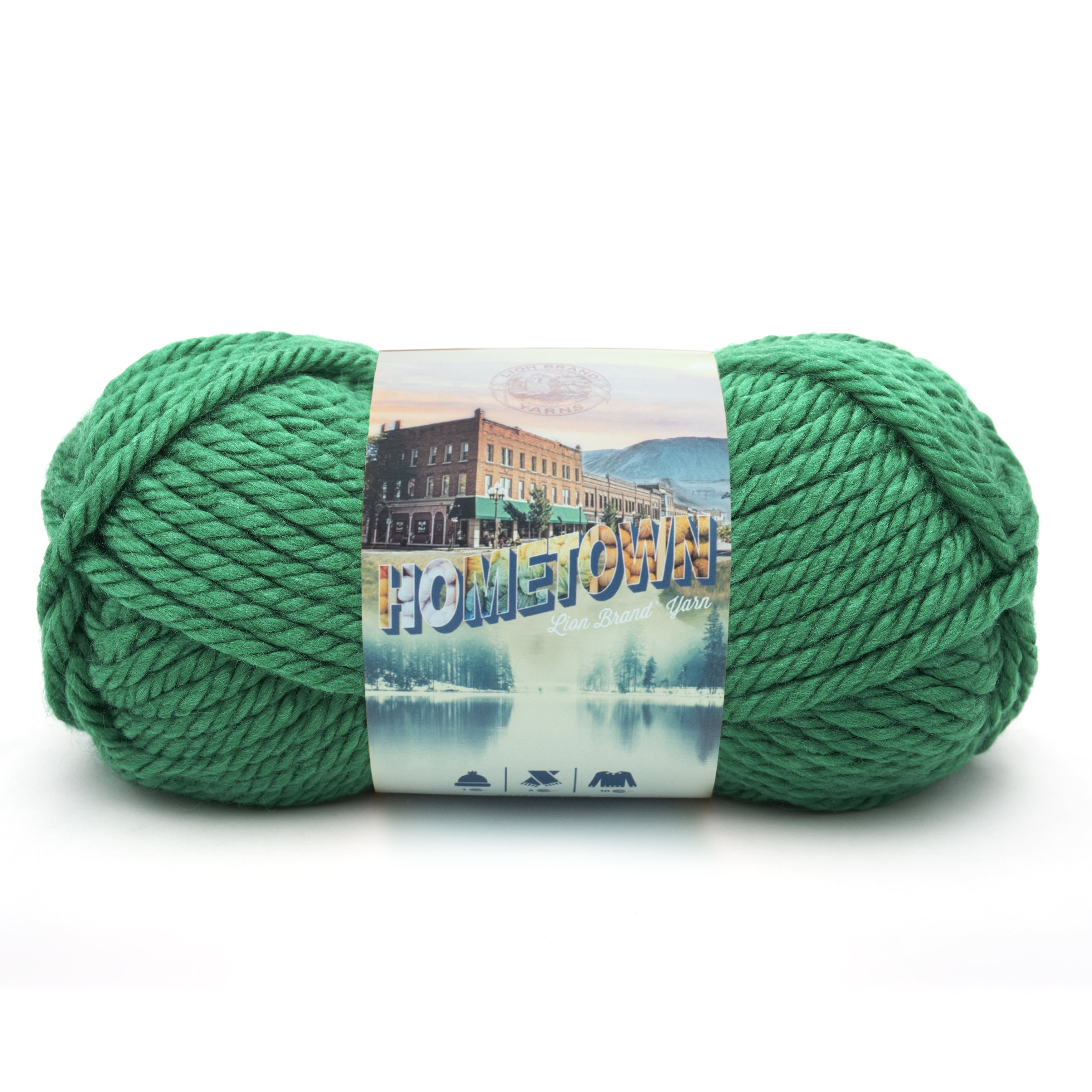Hometown USA Yarn-Green Bay Green - Walmart.com