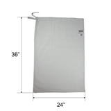 Mainstays White Polyester Mesh Laundry Bag with Drawstring Closure, 24 ...