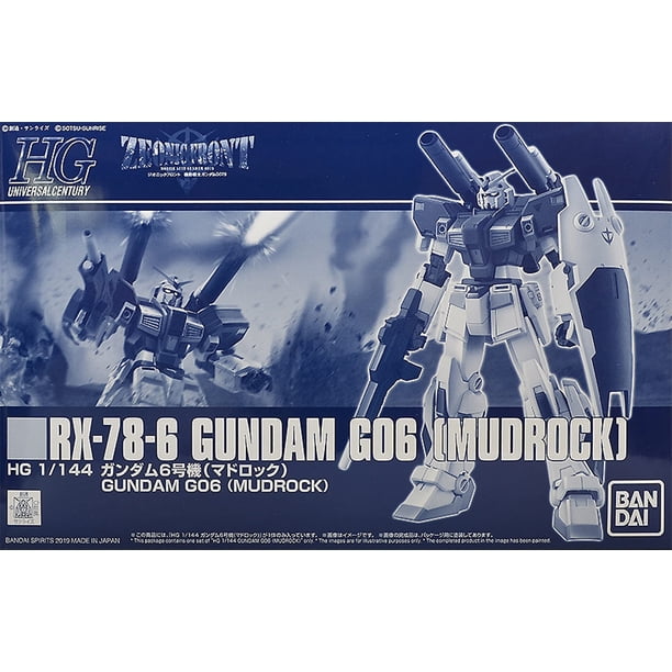 Kit de Modelo Bandai Hobby 1/144 HG RX-78-6 Gundam G06 Mudrock | Bodega ...
