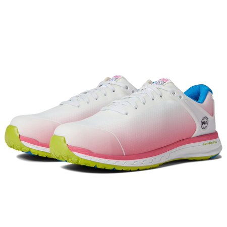 Timberland PRO Drivetrain Composite Safety Toe White/Pink/Green 6 B (M ...