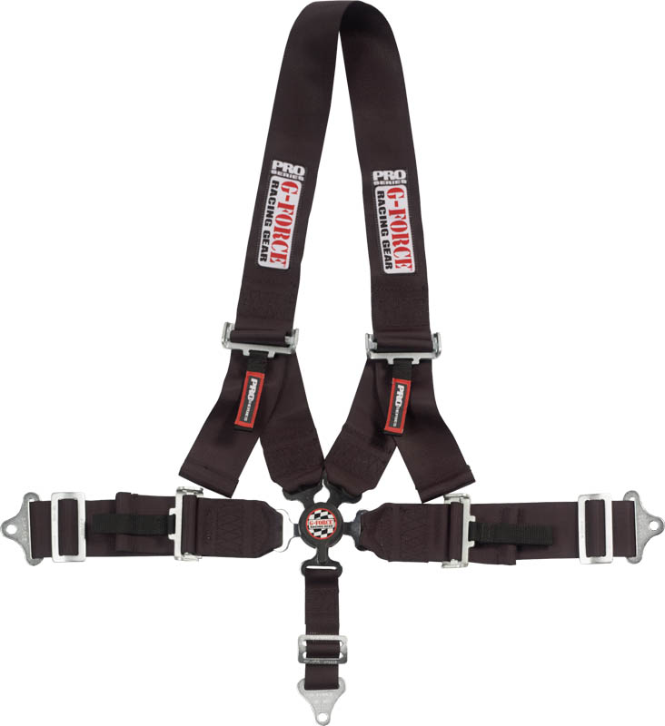 G-FORCE Red Bolt-On/Wrap Around 5 Point Camlock Harness P/N 7543BK ...